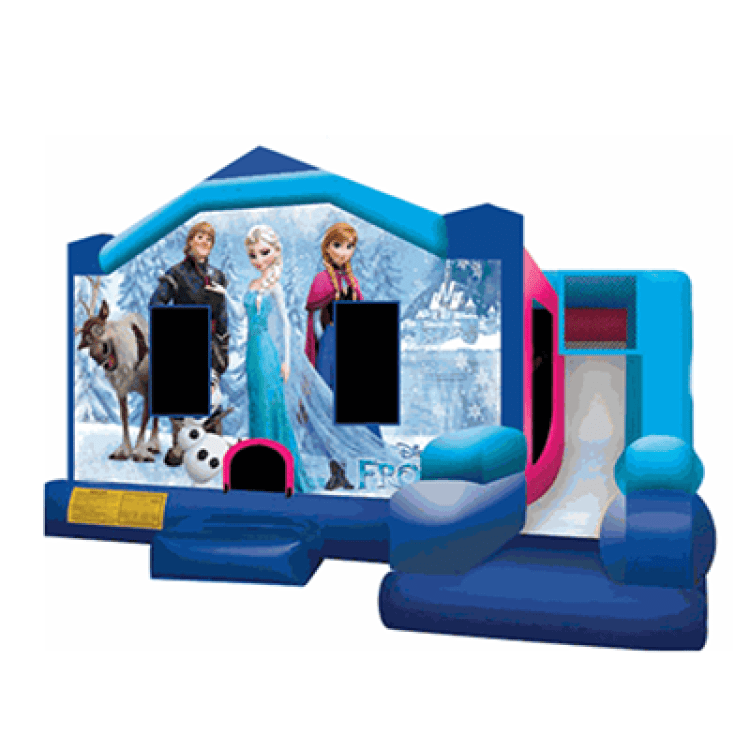 Frozen Bounce House Slide Combo • Cincinnati Inflatables